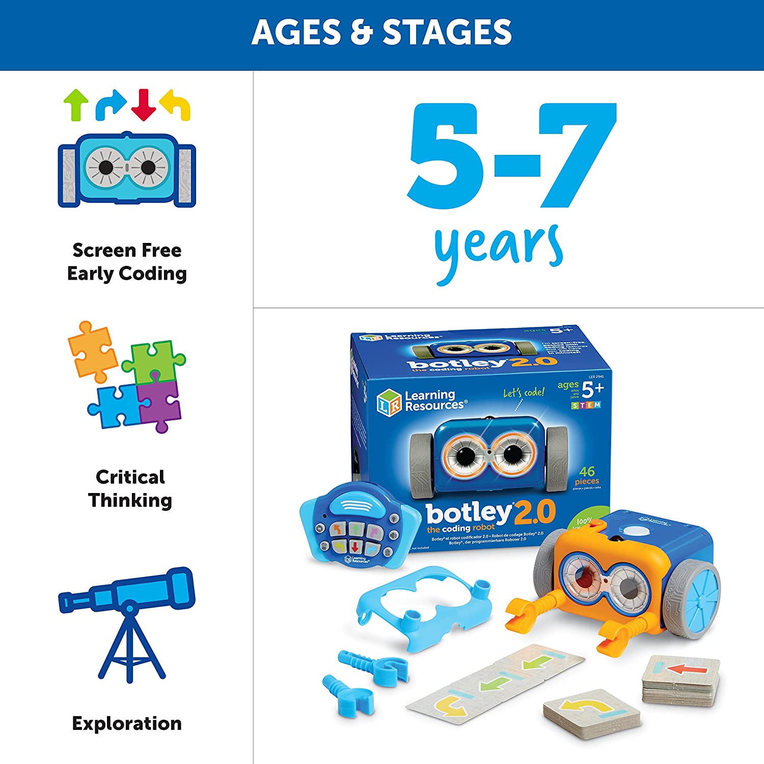 Botley 2.0 the Coding Robot | Cogs Toys and Games UK